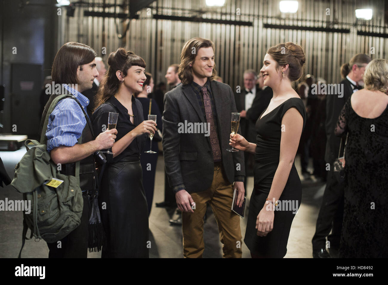 MOZART IN THE JUNGLE, (from left): Jazon Schwartzman, Hannah Dunne ...