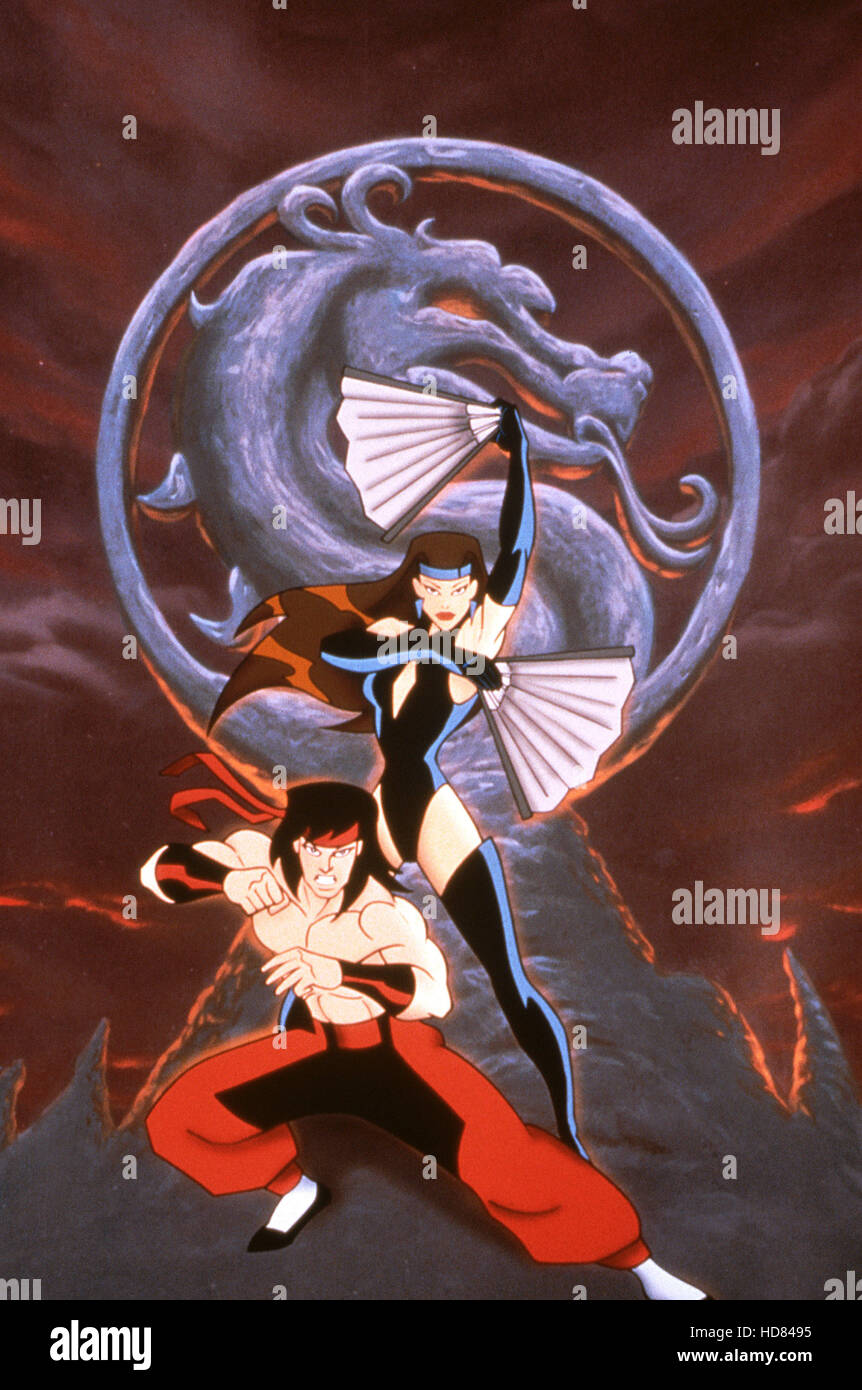 MORTAL KOMBAT: DEFENDERS OF THE REALM, (from top): Princess Kitana, Liu ...