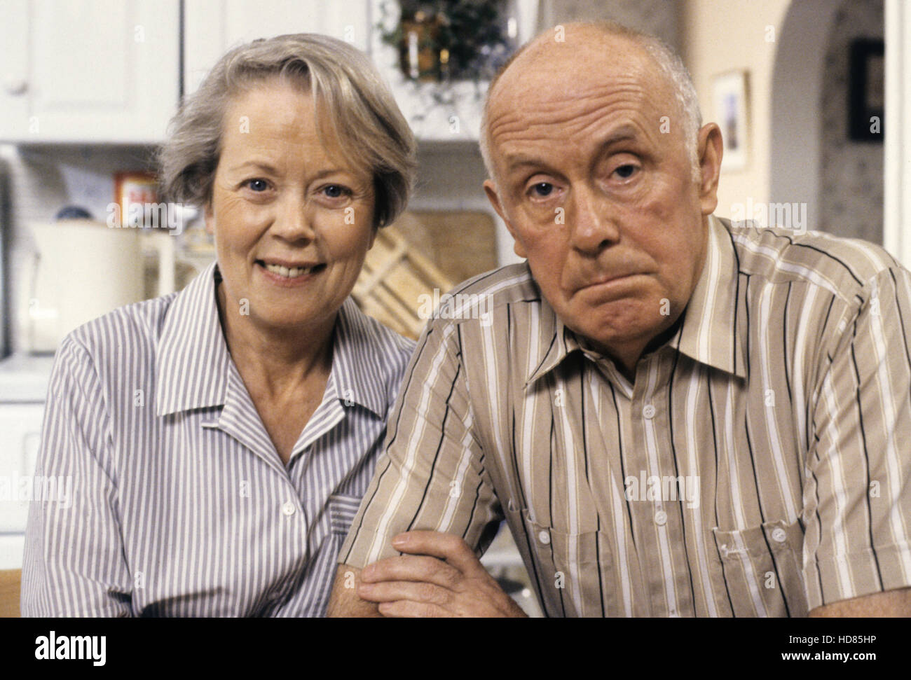 ONE FOOT IN THE GRAVE, (from left): Annette Crosbie, Richard Wilson ...