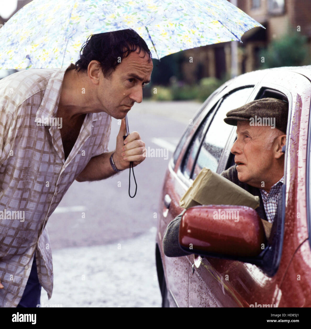 ONE FOOT IN THE GRAVE, (from left): Angus Deayton, Richard Wilson, 'The ...