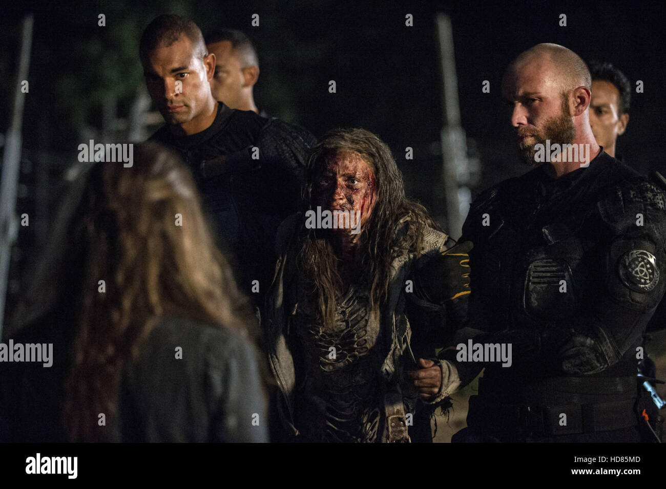 THE 100, l-r: Paige Turco, Eliza Taylor, in 'Human Trials' (Season 2 ...