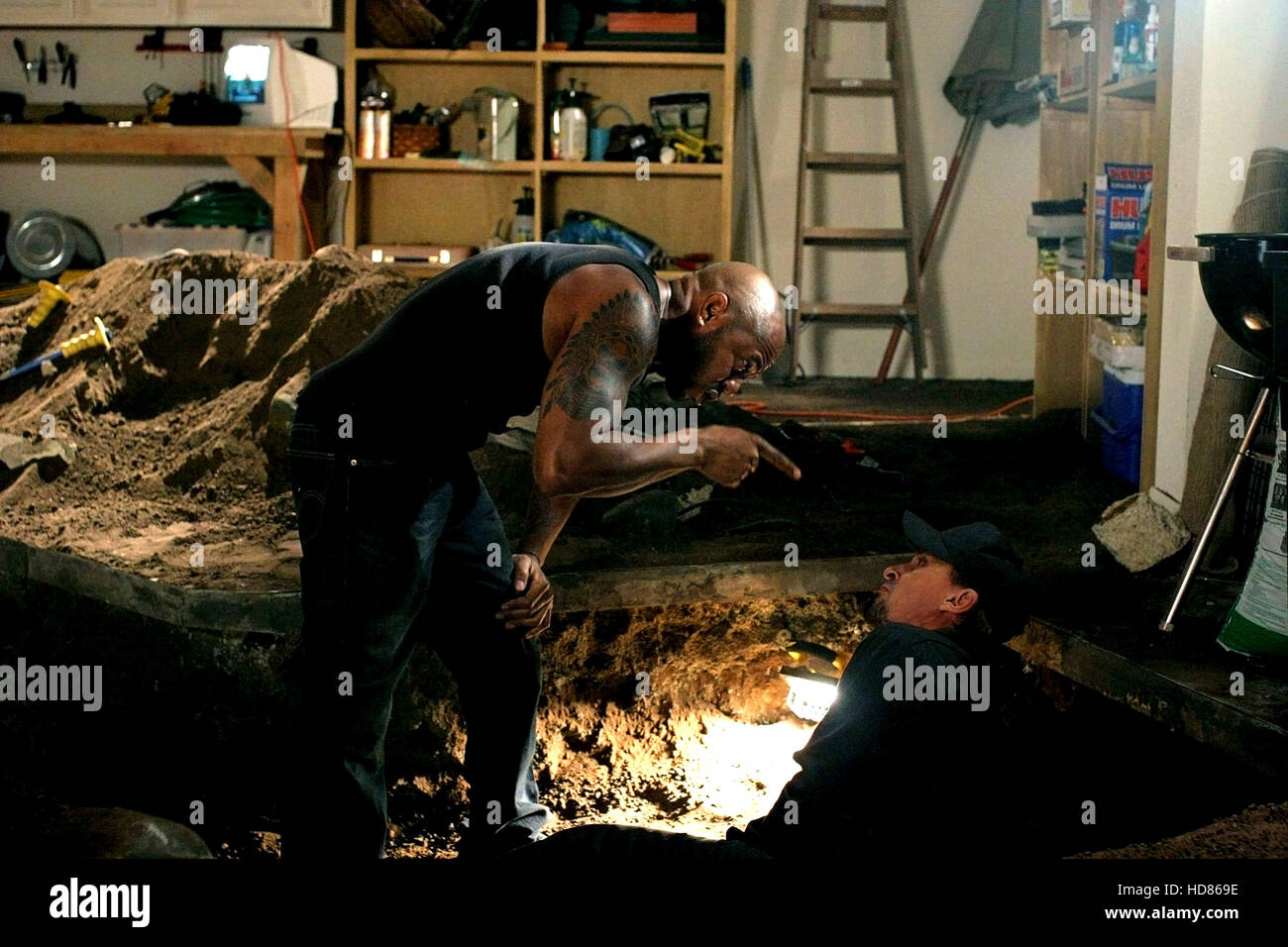 PRISON BREAK, Rockmond Dunbar, Robert Knepper, 'Buried', (Season 2 ...