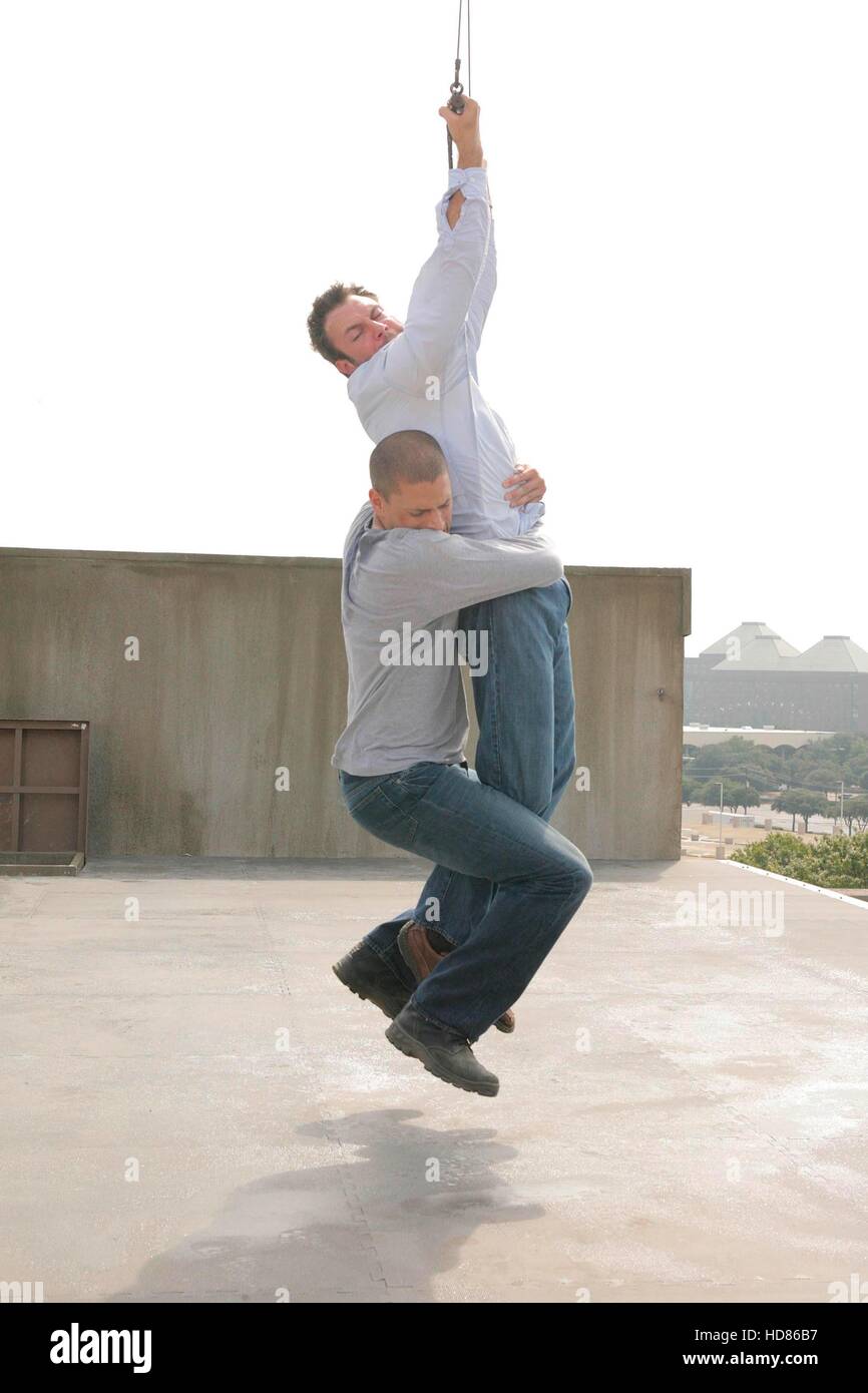 PRISON BREAK, Wentworth Miller (bottom), Chris Vance (top), 'Bang and ...