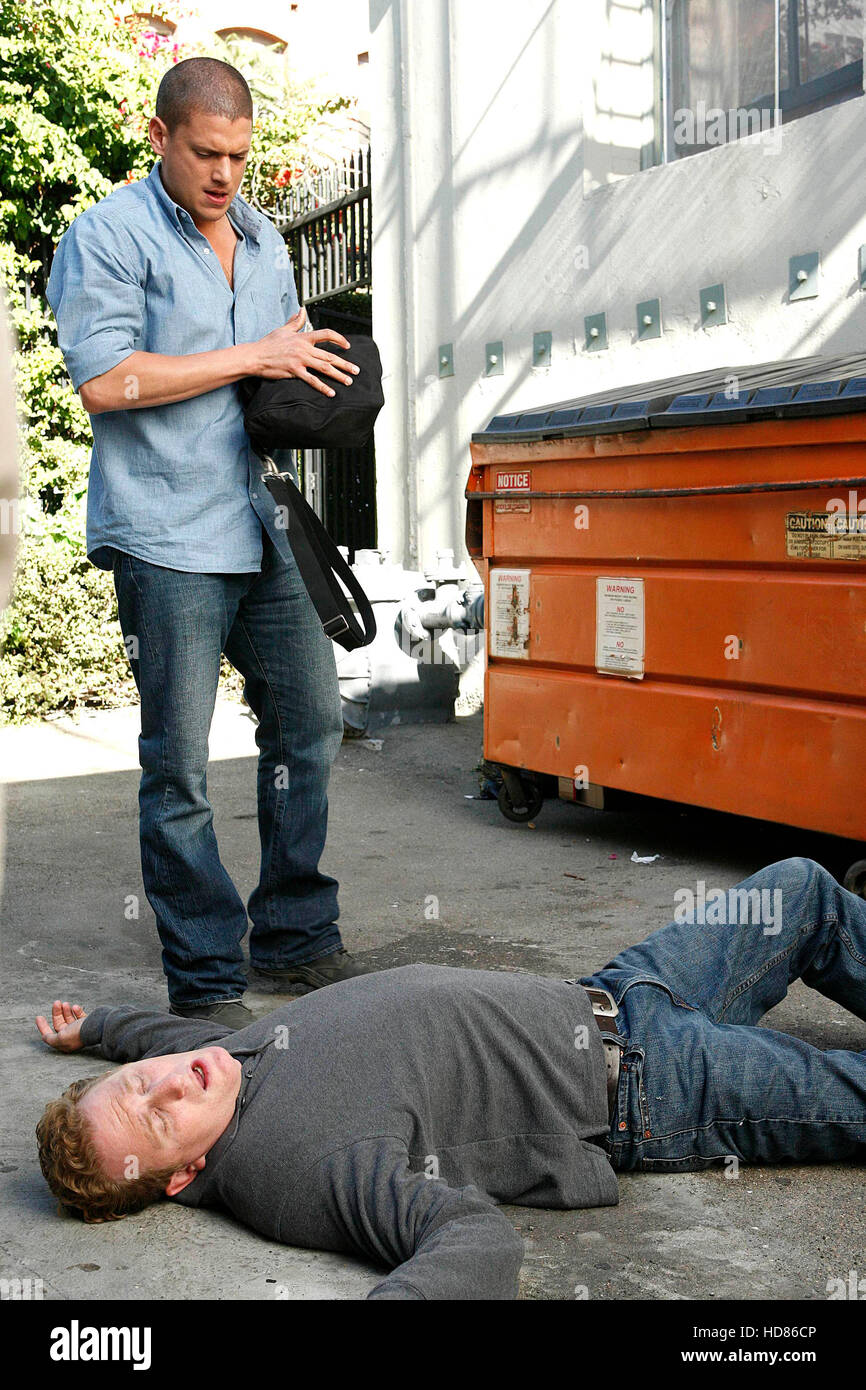 PRISON BREAK, Michael Rapaport, Wentworth Miller, 'Just Business', (Season 4, December 8, 2008 ...