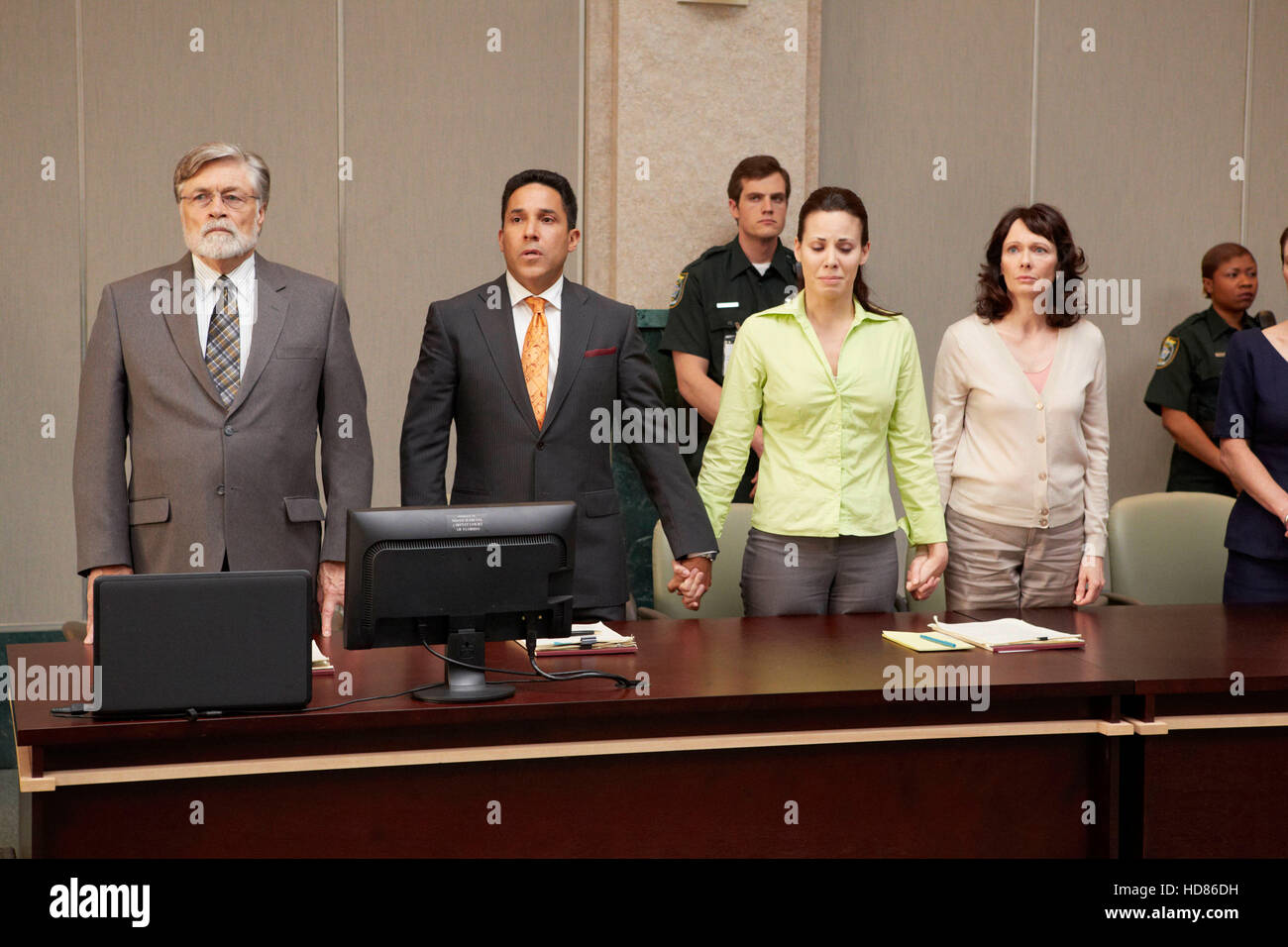 PROSECUTING CASEY ANTHONY, l-r: Art Hindle, Oscar Nunez, Virginia Welch ...