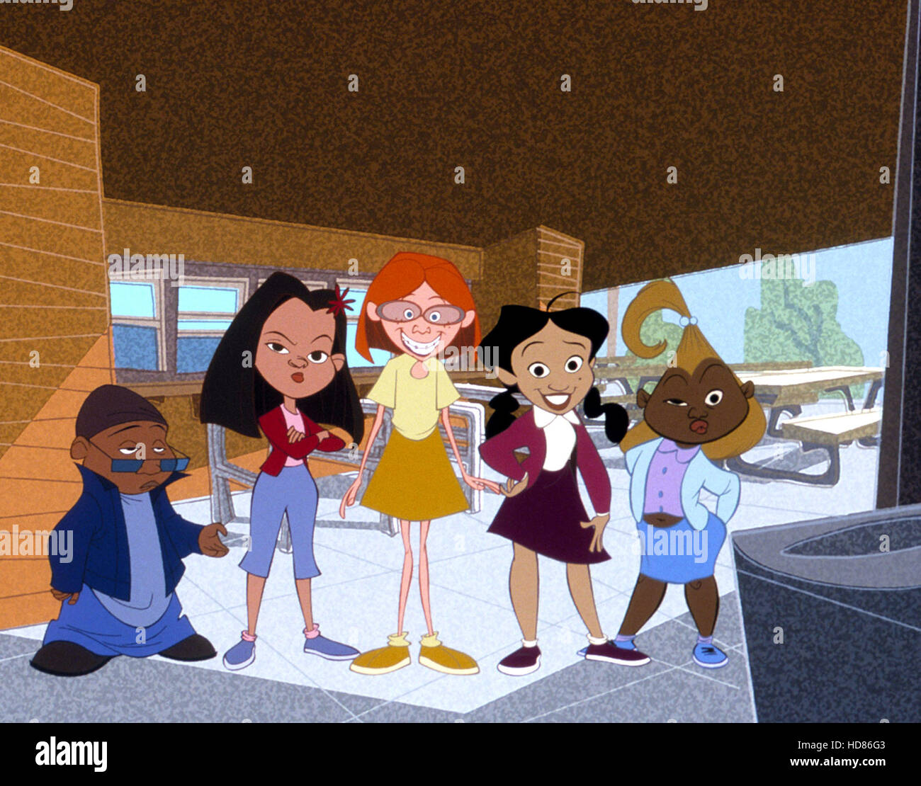 THE PROUD FAMILY, Penny Proud (2nd from right), 2001-05. © Disney ...