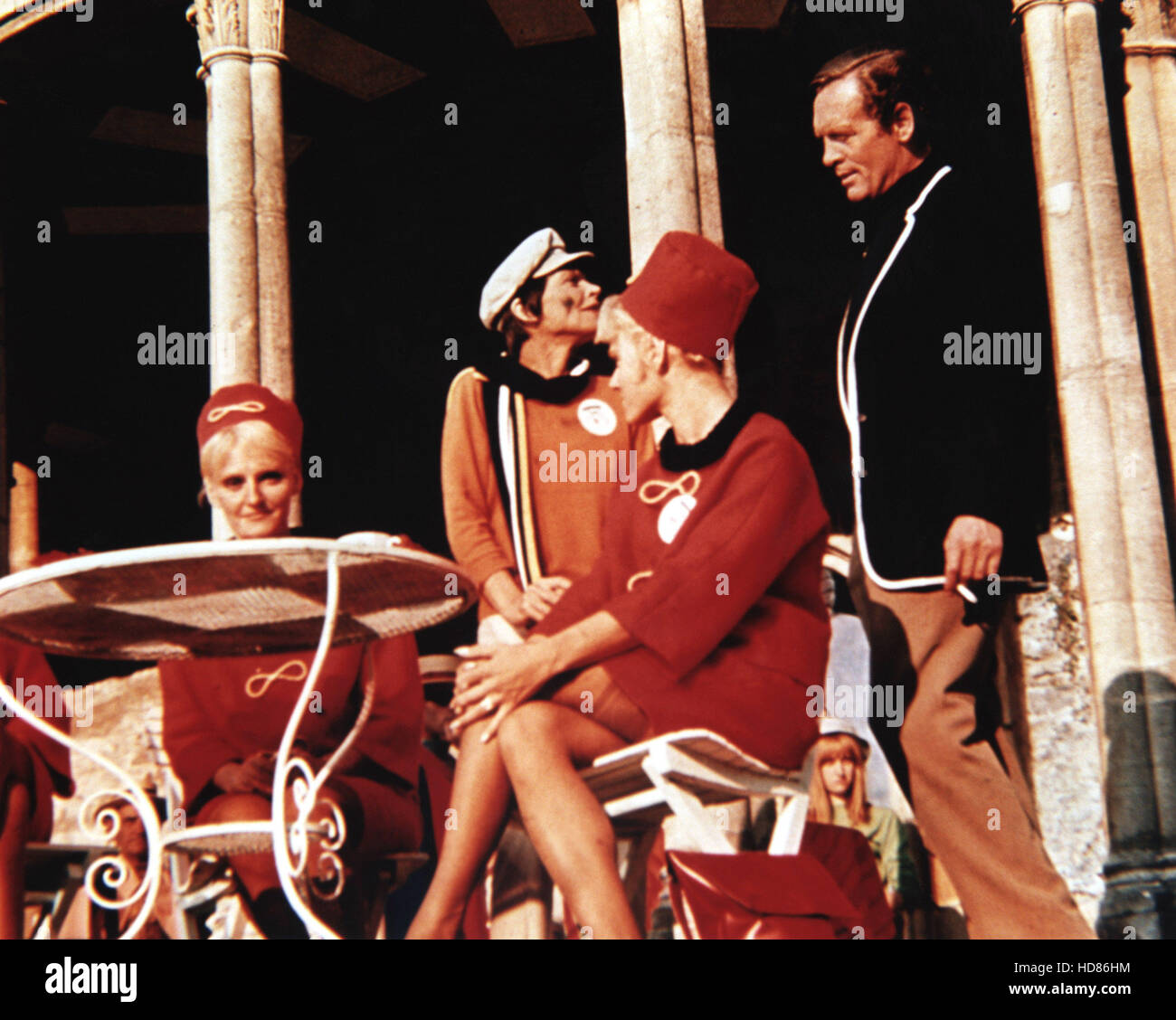 THE PRISONER, Mary Morris (center), Patrick McGoohan (right), 'Dance of ...
