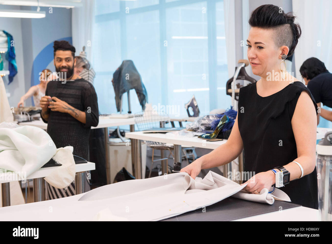 PROJECT RUNWAY ALL STARS, (from left): contestant designer Fabio Costa ...