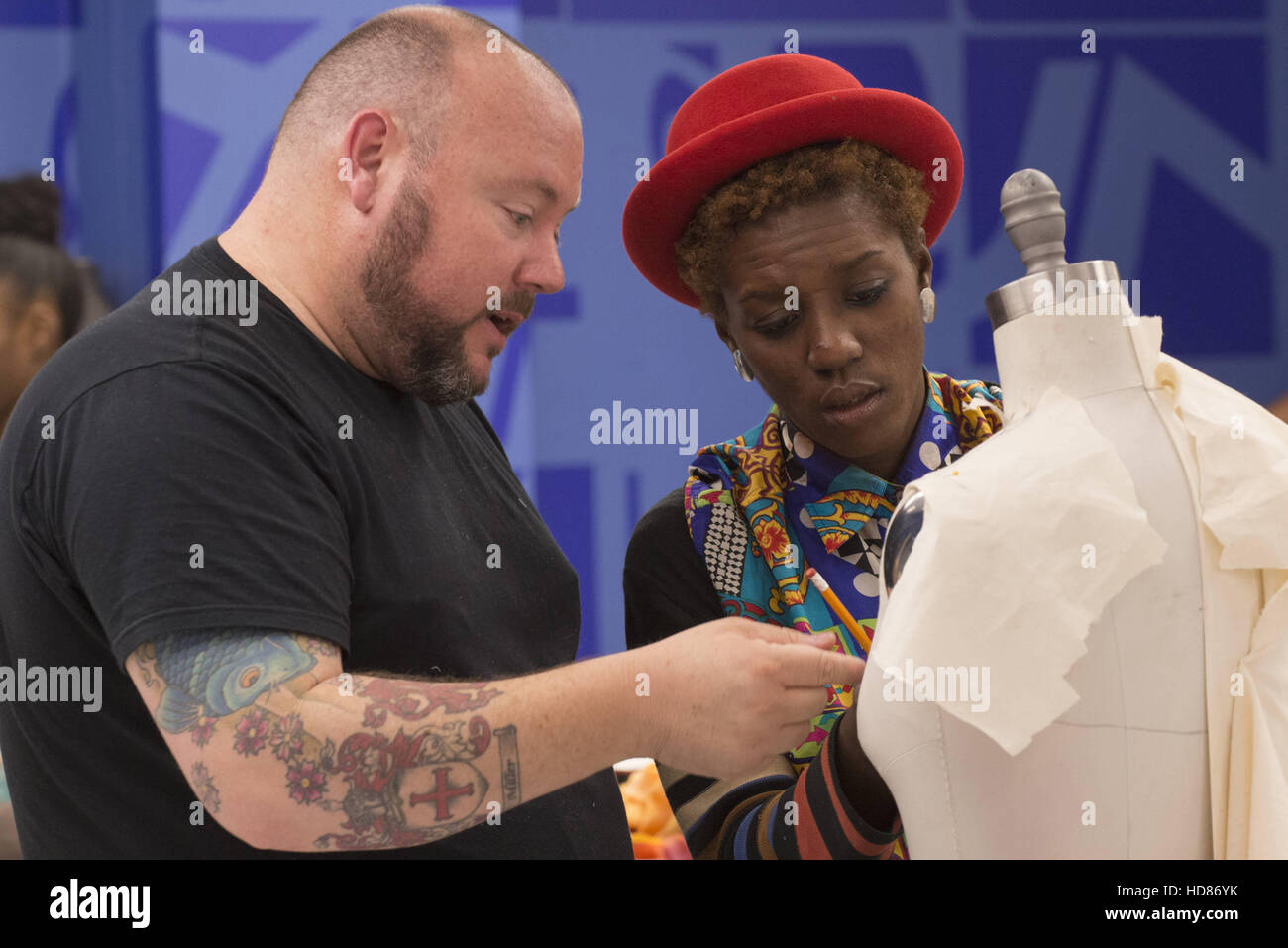 PROJECT RUNWAY, (from left): Joseph Charles Poli, Merline Labissiere ...