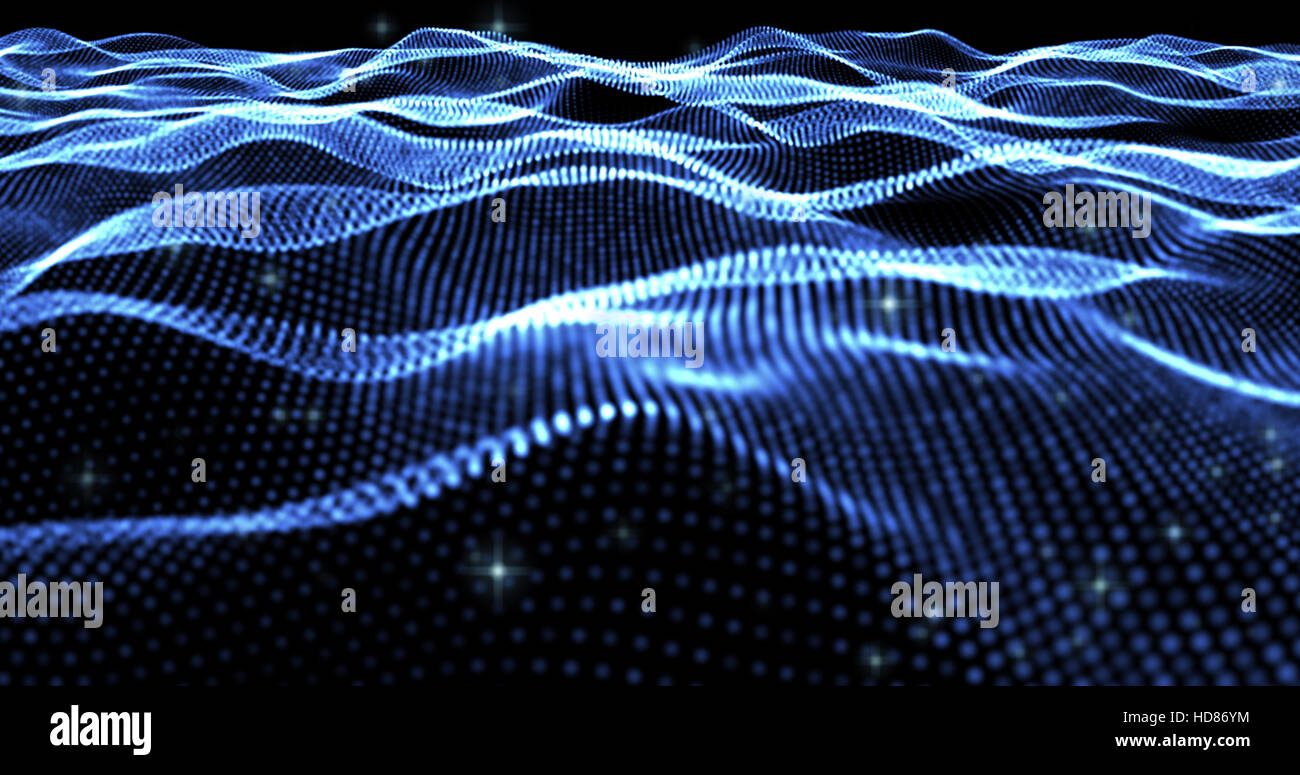 Particle and wave hi-res stock photography and images - Alamy