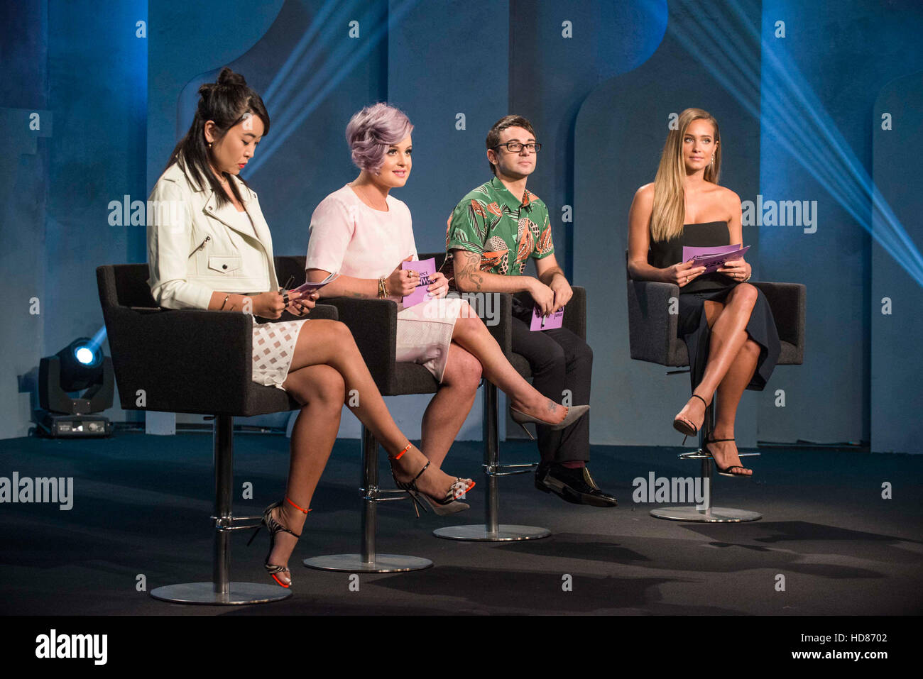 PROJECT RUNWAY JUNIOR, (from left): judges Aya Kanai, Kelly Osbourne ...
