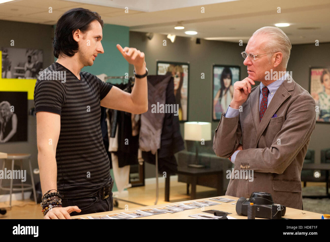 PROJECT RUNWAY, (from left): contestant Dmitry Sholokhov, mentor Tim ...