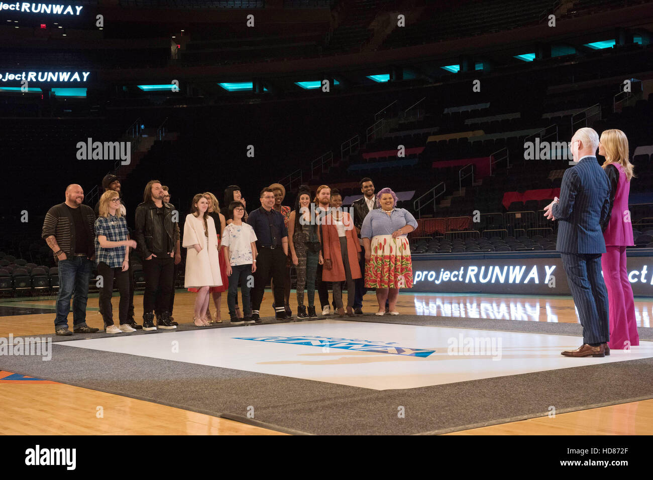 PROJECT RUNWAY, l-r: Heidi Klum, Tim Gunn, (Season 14, Episode 1, aired ...