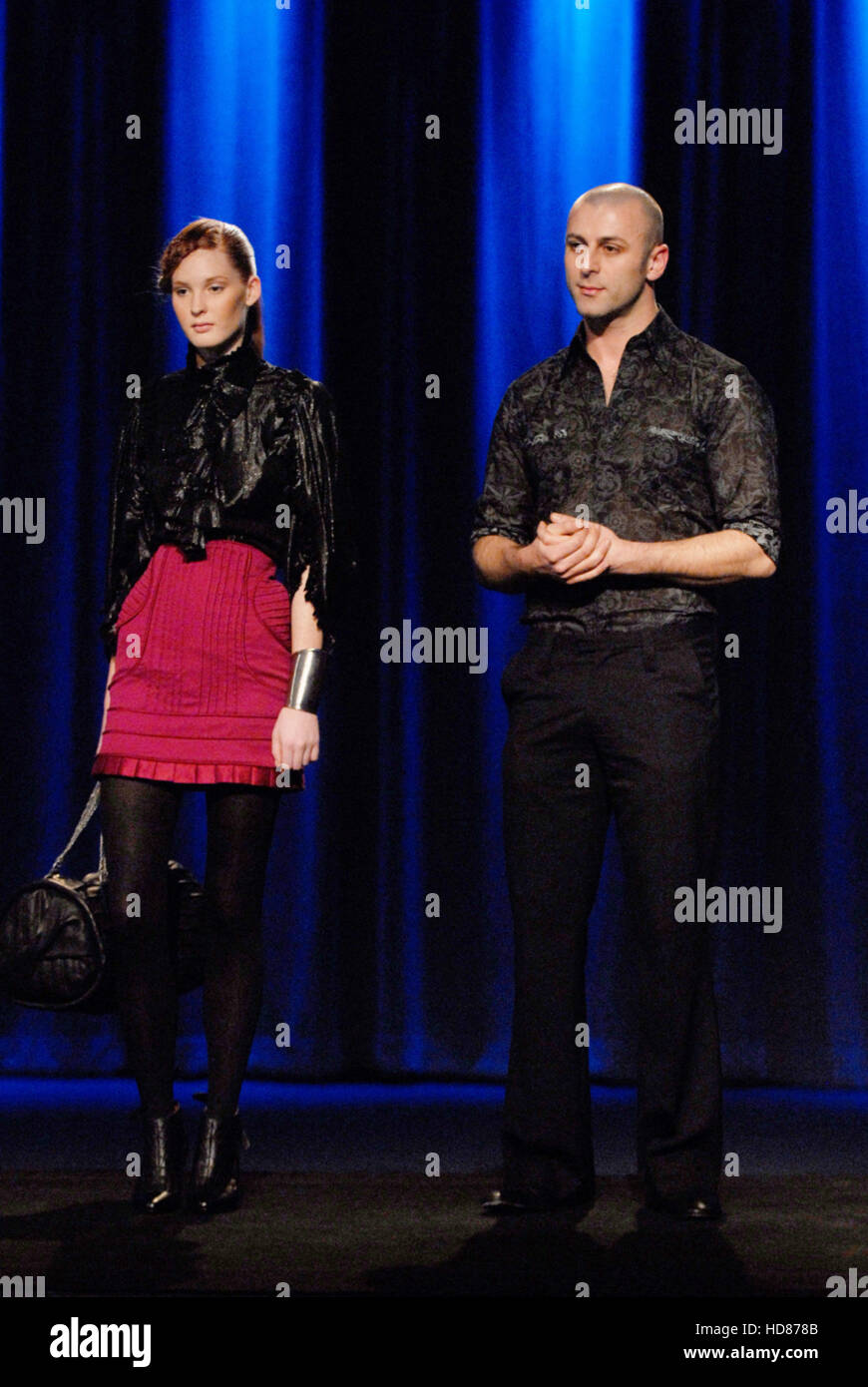 PROJECT RUNWAY, model Sam, finalist Rami Kashou (runner-up), 'Finale ...