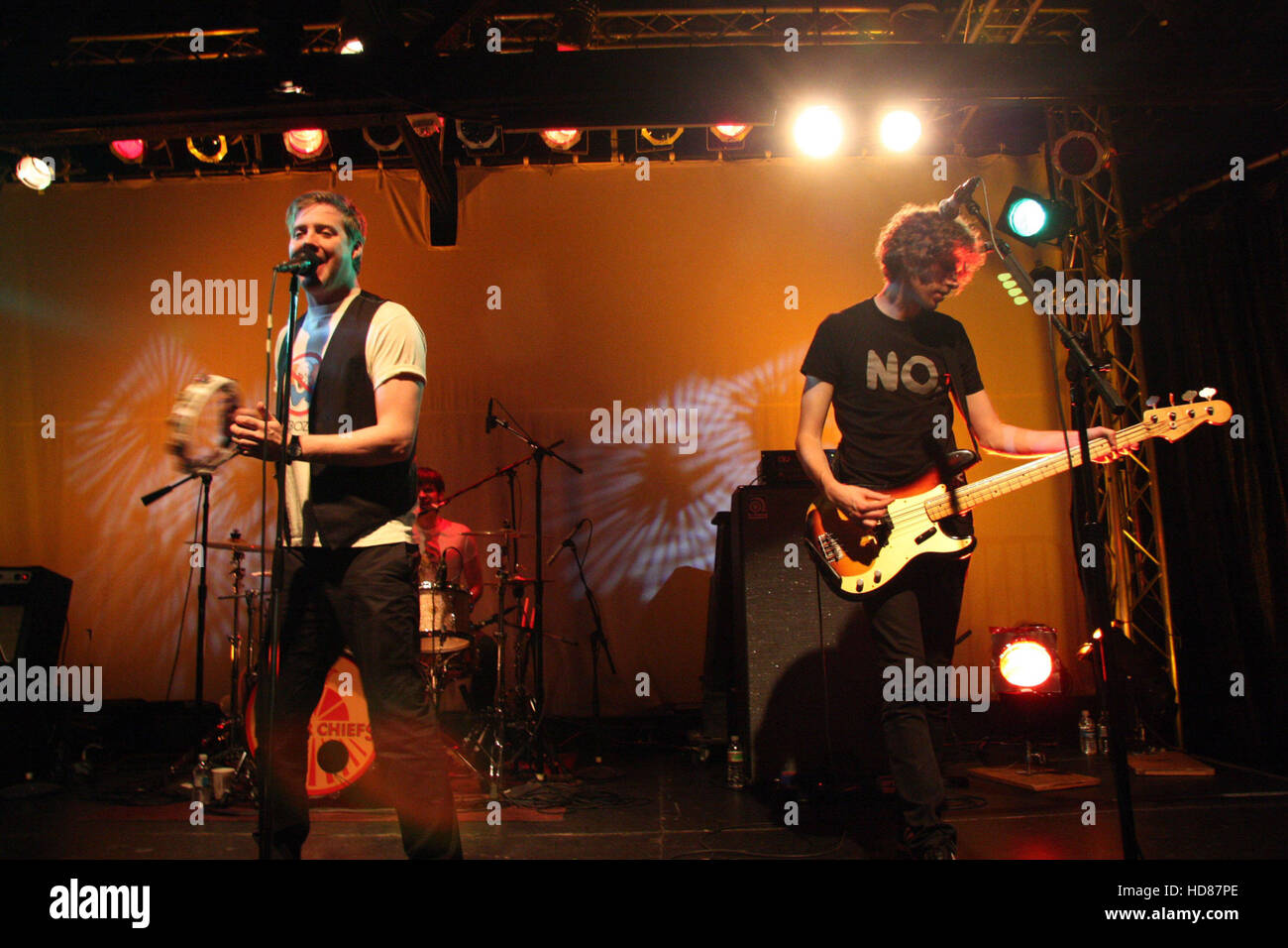 ROCKVILLE CA, Kaiser Chiefs, (from left): Ricky Wilson, Simon Rix ...
