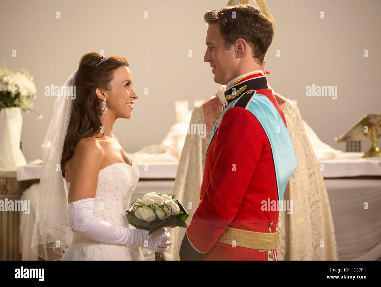 A ROYAL CHRISTMAS, (from left): Lacey Chabert, Stephen Hagan, (aired ...