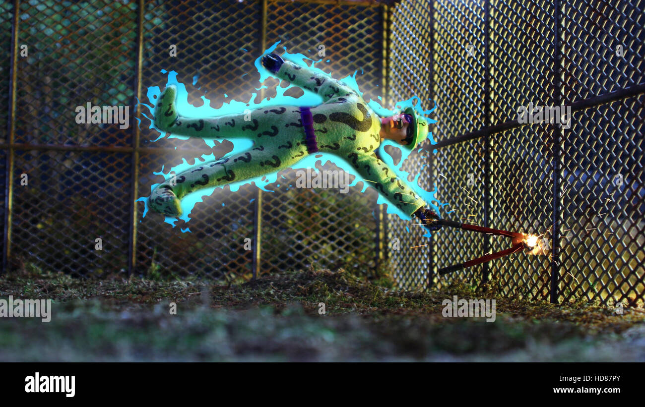 The riddler cartoon hi-res stock photography and images - Alamy