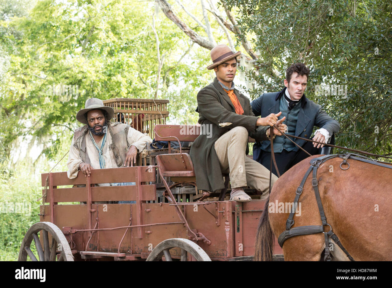 ROOTS, (from left): Chad L. Coleman, Rege-Jean Page, Jonathan Rhys ...