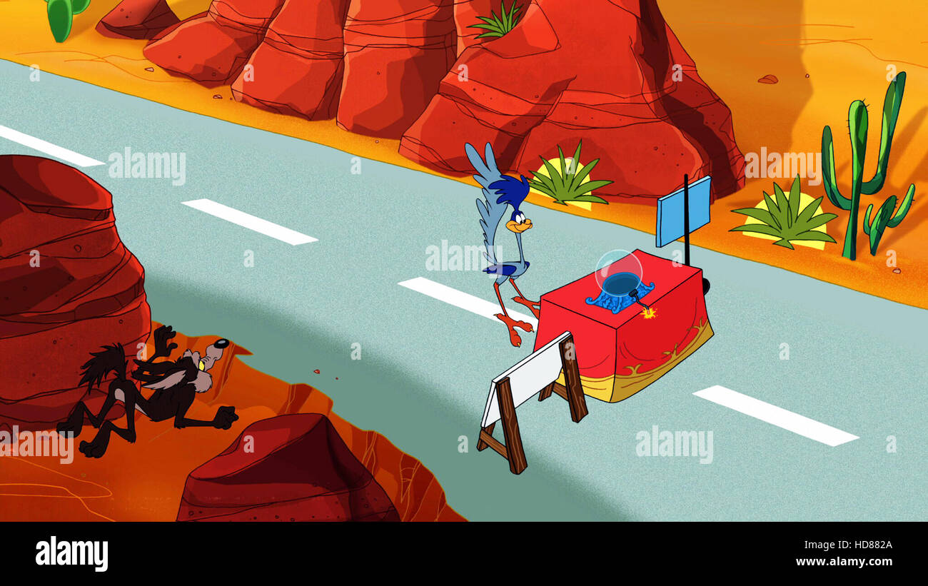 THE ROAD RUNNER SHOW, Wile E. Coyote, Road Runner, 1966-73 Stock Photo ...