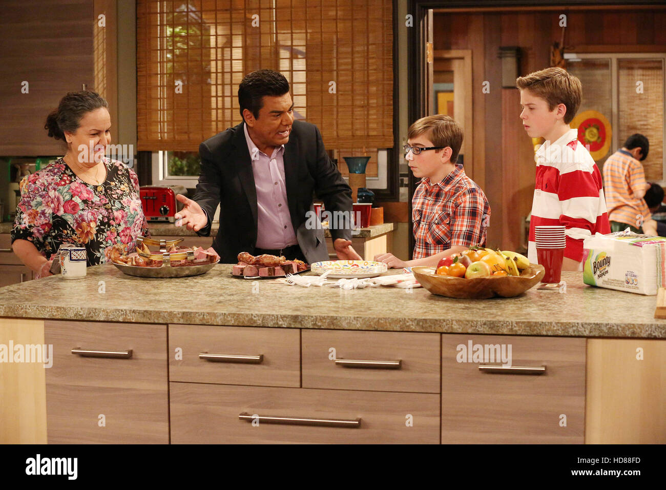 SAINT GEORGE, (aka ST. GEORGE), l-r: Olga Merediz, George Lopez, Kaden ...