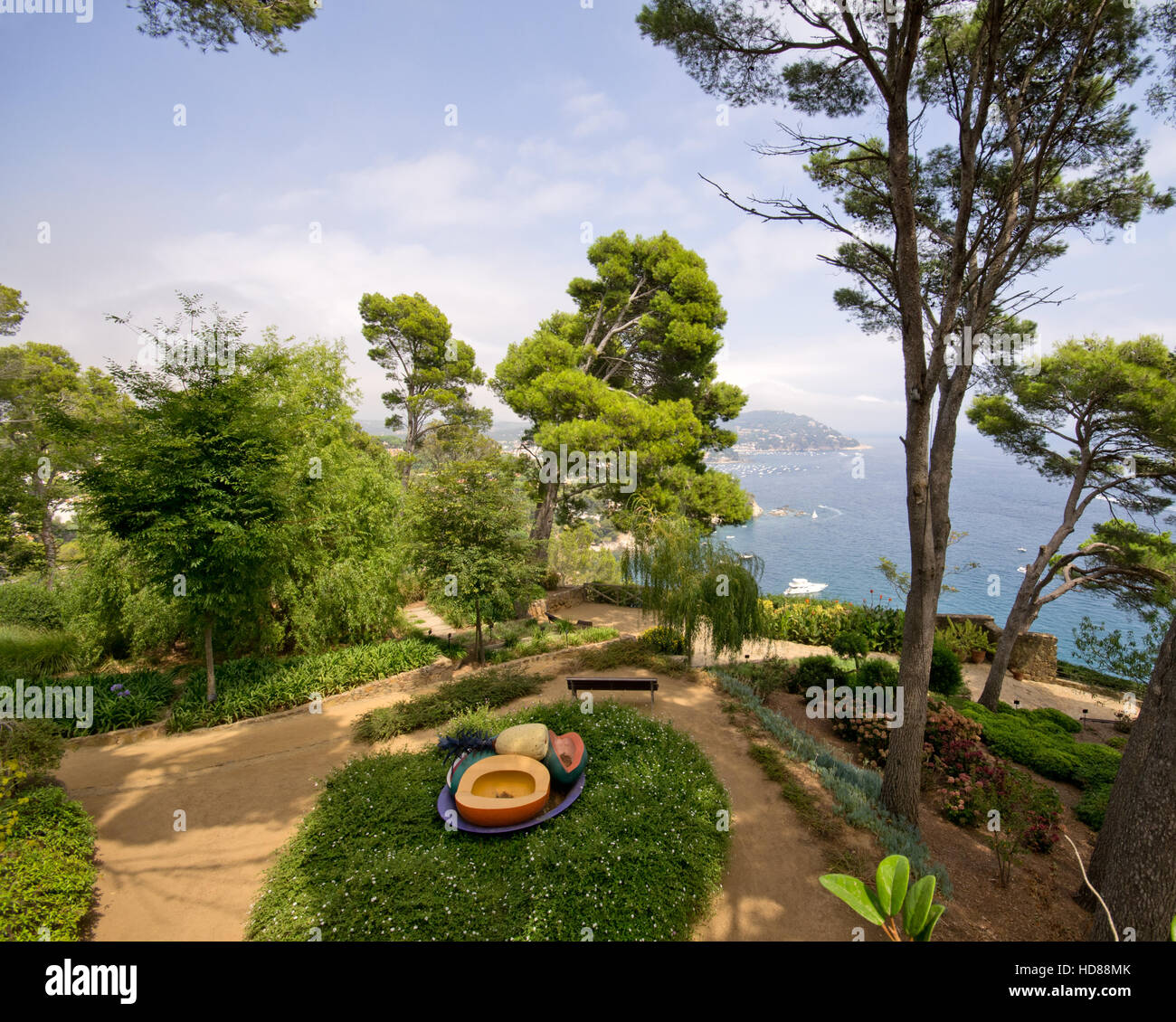 Cap Roig tropical gardens Stock Photo - Alamy