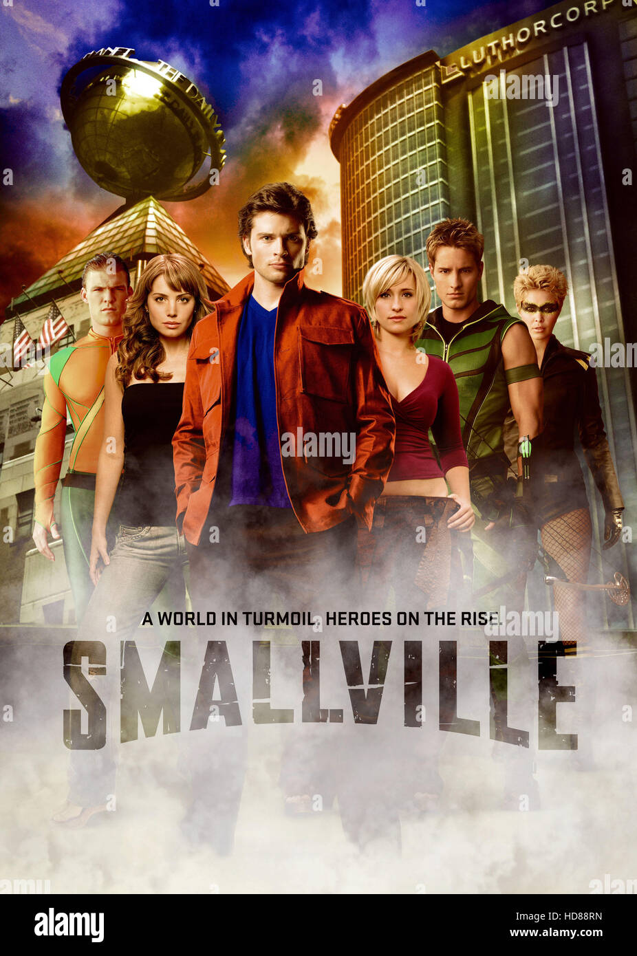 SMALLVILLE, Alan Ritchson, Erica Durance, Tom Welling, Allison Mack ...