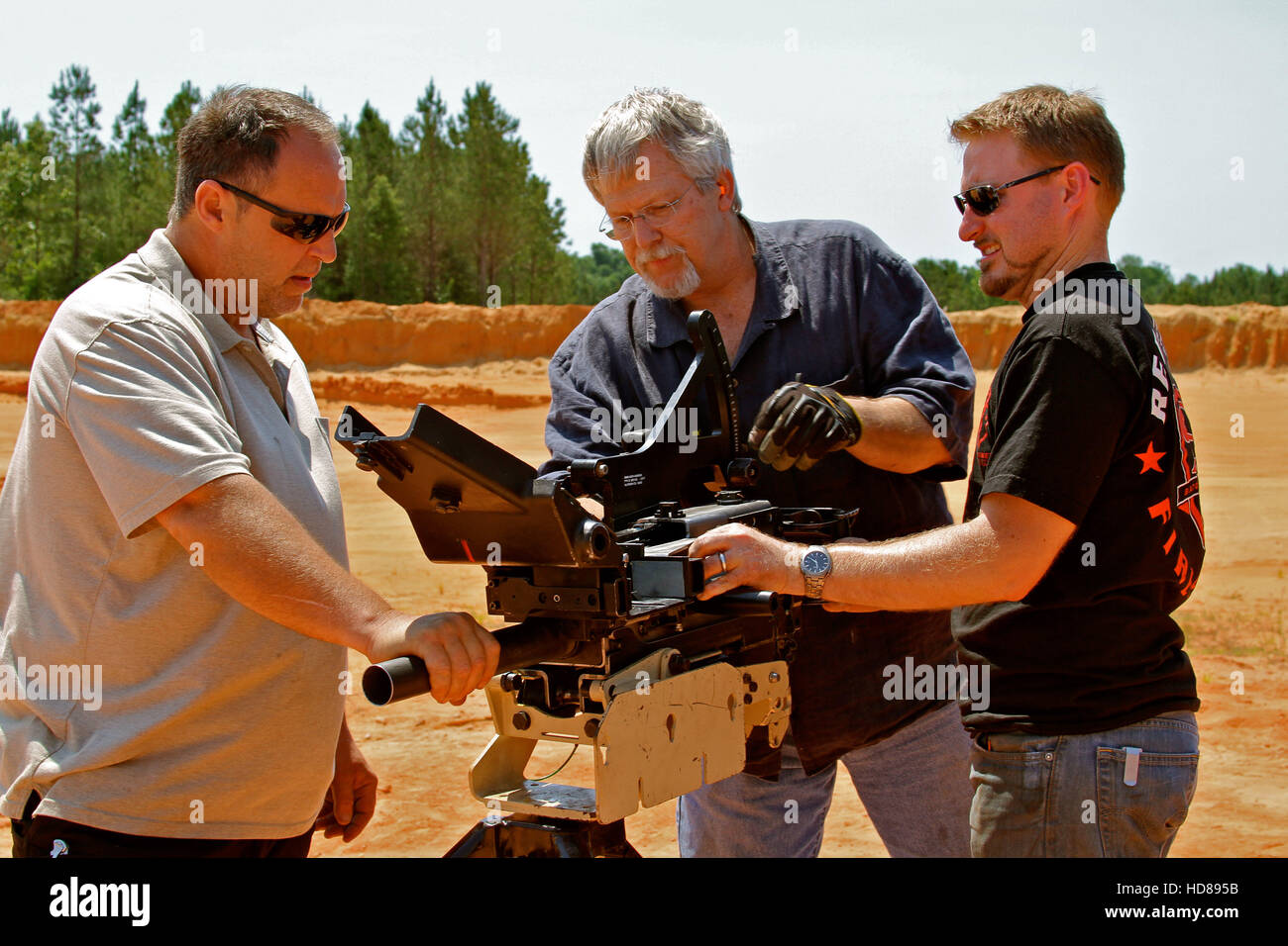SONS OF GUNS, (From left): Will Hayden, Barry Borum, Joe Meaux ...