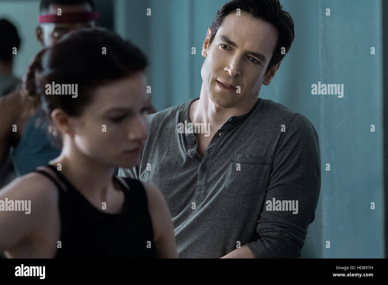 FLESH AND BONE, (from left): Sarah Hay, Sascha Radetsky, 'Cannon Fodder ...