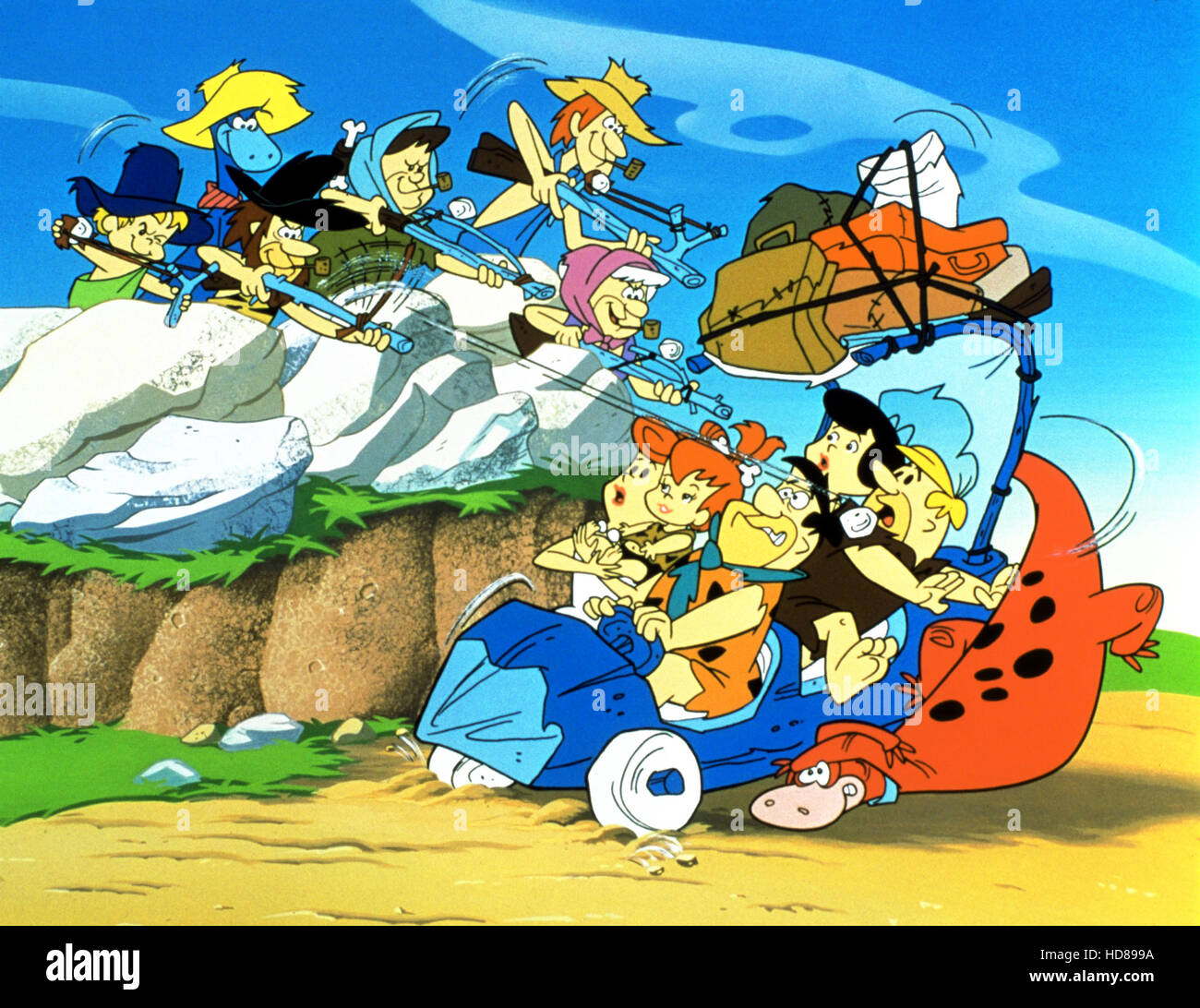 The Flintstones Wilma Flintstone Peebles Flintstone Fred Flintstone Betty Rubble Barney