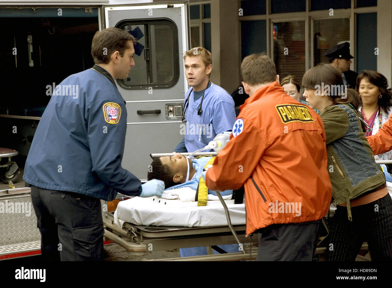 14 HOURS, Rick Schroder (center), 2005, photo: James Dittinger ...