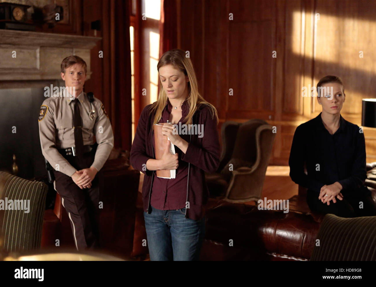 THE FOLLOWING, l-r: Warren Kole, Marin Ireland, Annika Boras in 'Love ...