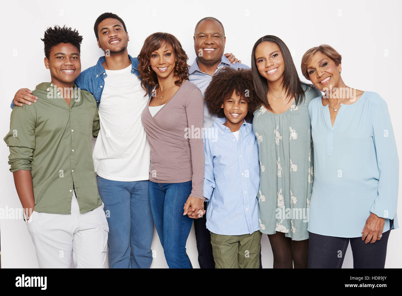 FOR PEETE'S SAKE, (from left): Robinson Peete, RJ Peete, Holly Robinson ...