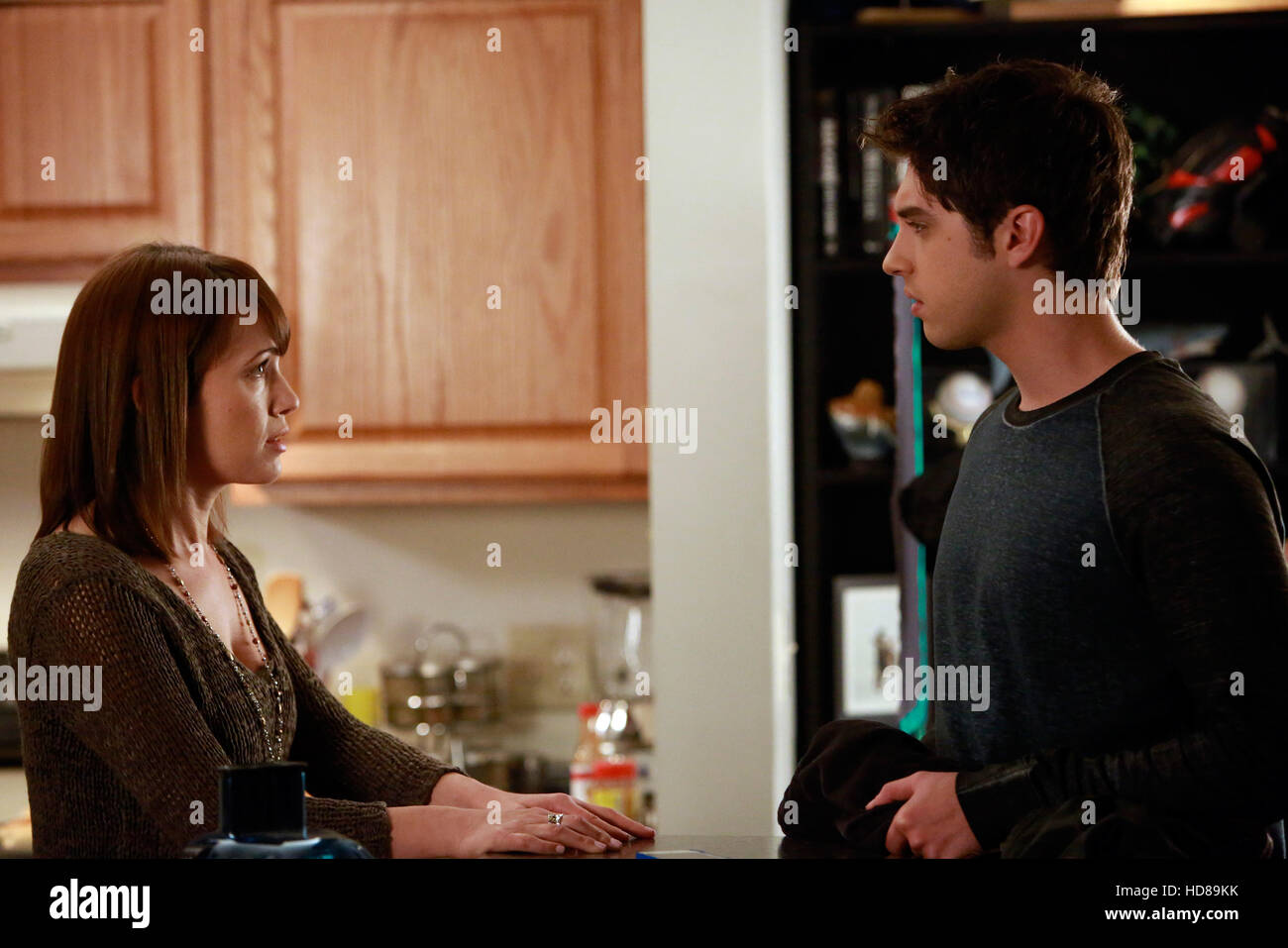 THE FOSTERS, (from left): Marla Sokoloff, David Lambert, 'Truth Be Told ...