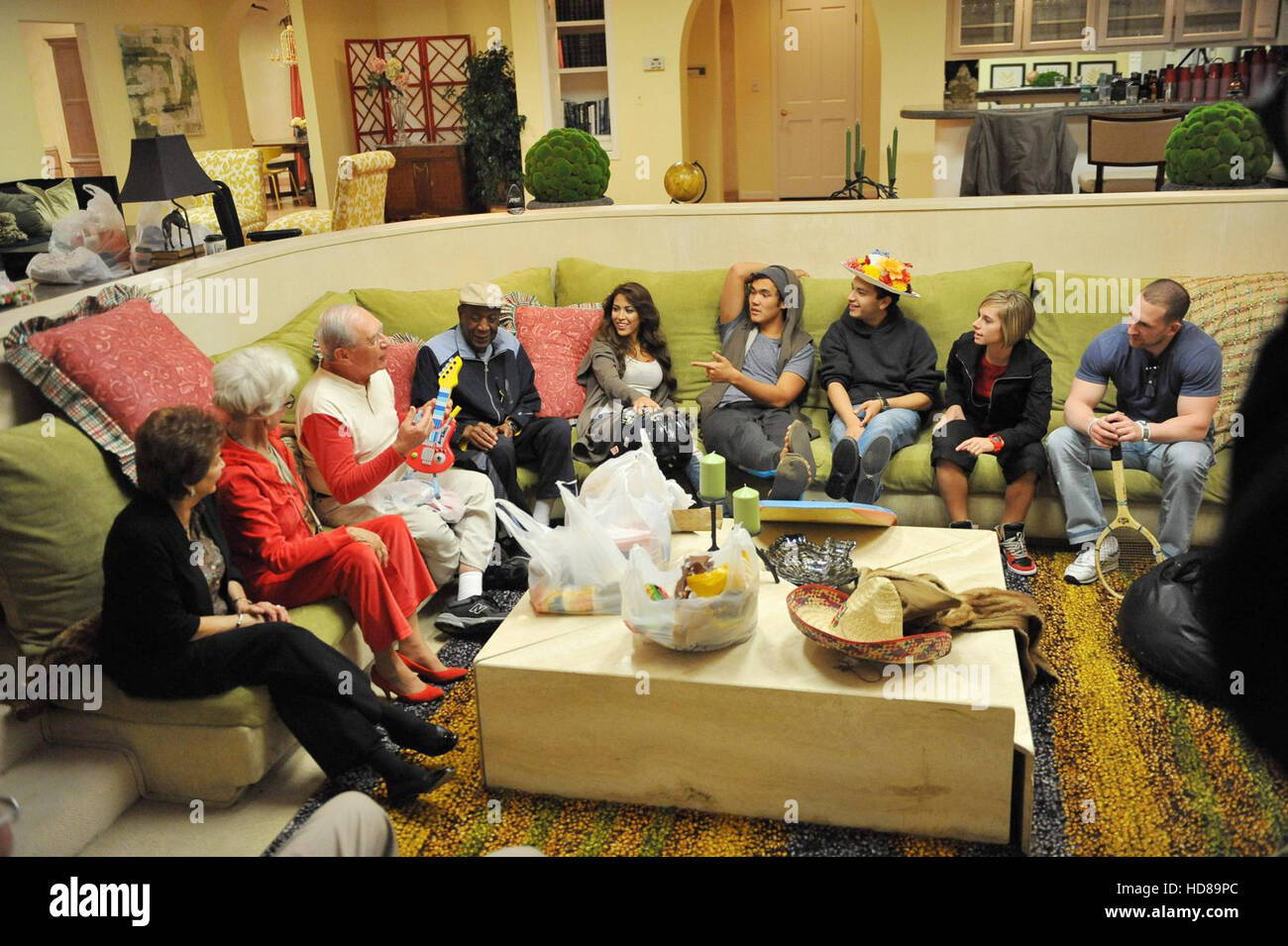 FOREVER YOUNG, l-r: Emileen Hanna, Shirley Claire, Arthur Albert ...