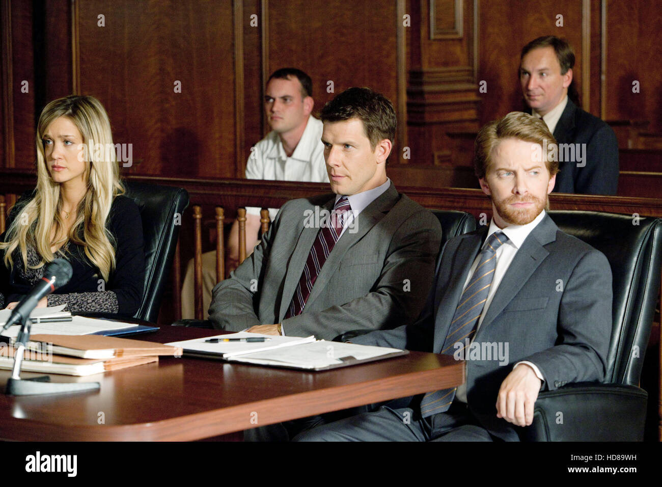 FRANKLIN AND BASH, (from left): Katie Walder, Eric Mabius, Seth Green ...