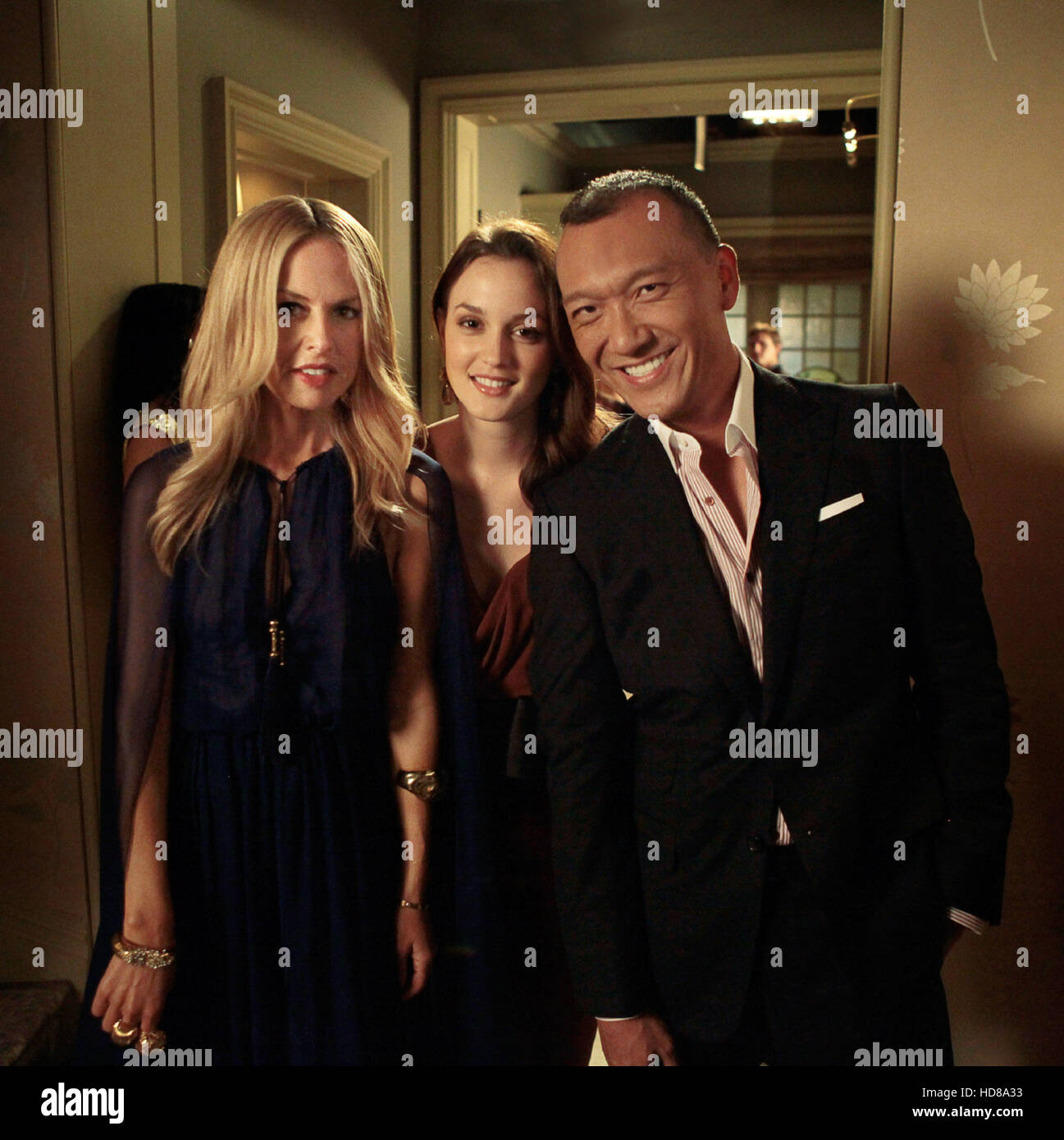 GOSSIP GIRL, (from left): Rachel Zoe, Leighton Meester, Joe Zee, 'War ...