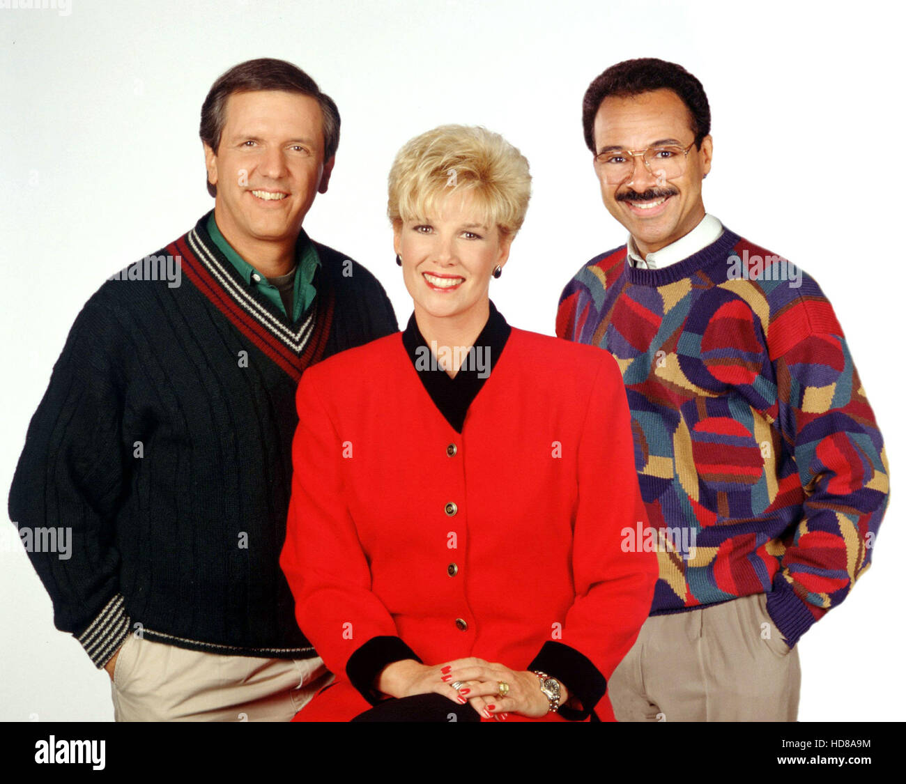 GOOD MORNING, AMERICA, Charles Gibson, Joan Lunden, Tony Perkins, (ca ...