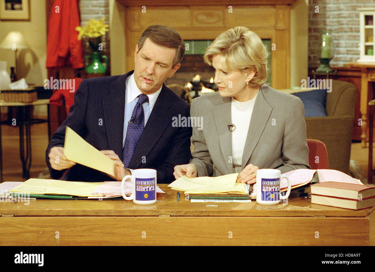 GOOD MORNING, AMERICA, Charles Gibson, Diane Sawyer, (1999), 1975 ...