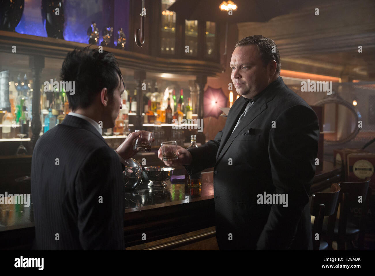 GOTHAM, (from left): Robin Lord Taylor, Drew Powell, 'Rogue's Gallery ...