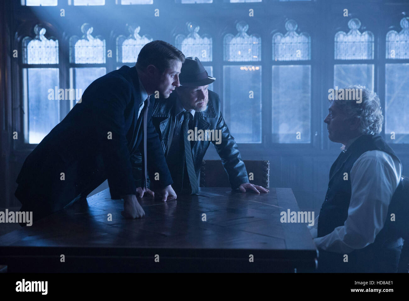 GOTHAM, l-r: Ben McKenzie, Donal Logue, Daniel Davis in 'Under the ...
