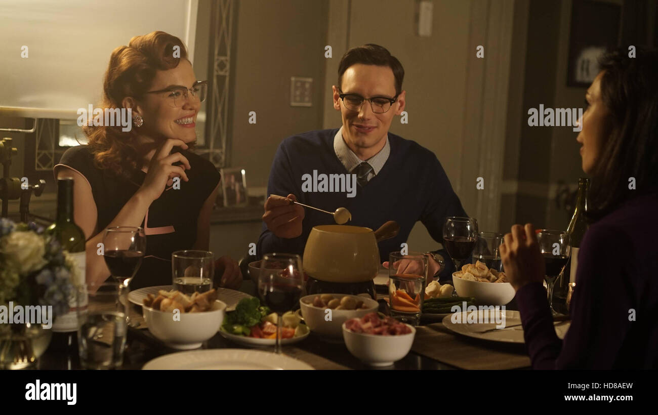 GOTHAM, l-r: Chelsea Spack, Cory Michael Smith in 'Rise of the Villians ...