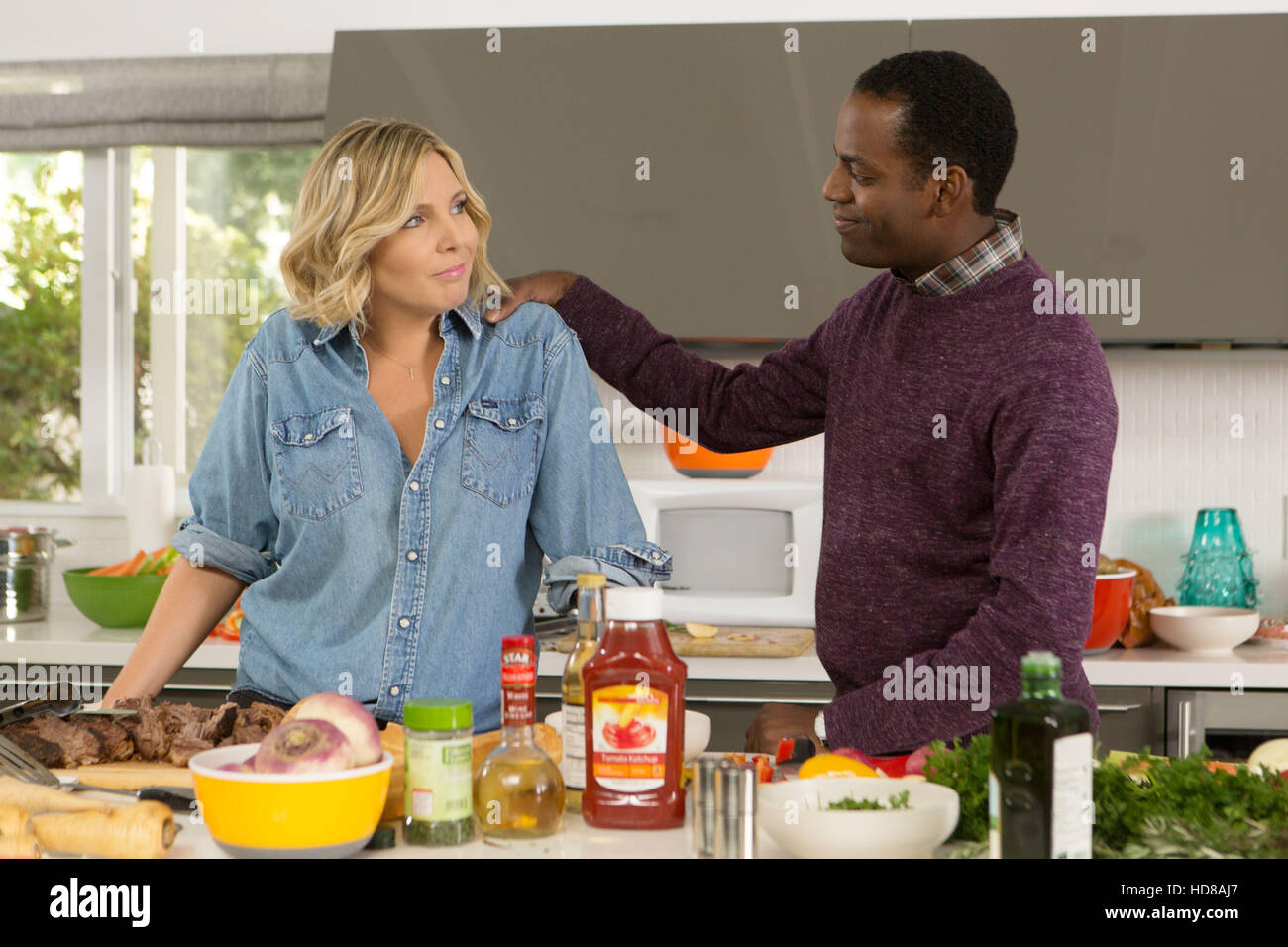 GRACE AND FRANKIE, (from left): June Diane Raphael, Baron Vaughn ...