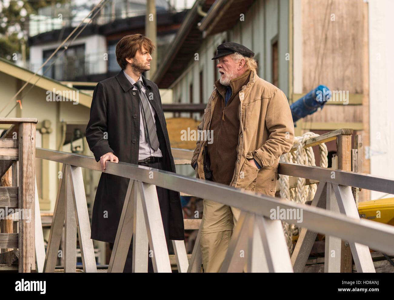 GRACEPOINT, l-r: David Tennant, Nick Nolte, (Season 1, Episode 2, aired ...