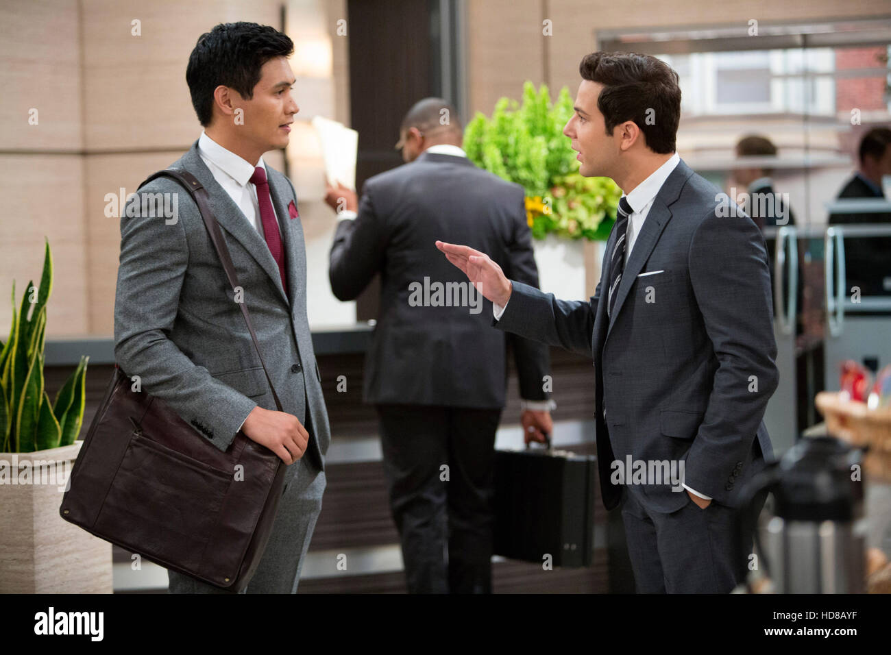 GROUND FLOOR, l-r: Rene Gube, Skylar Astin in 'Unforgiven' (Season 2 ...