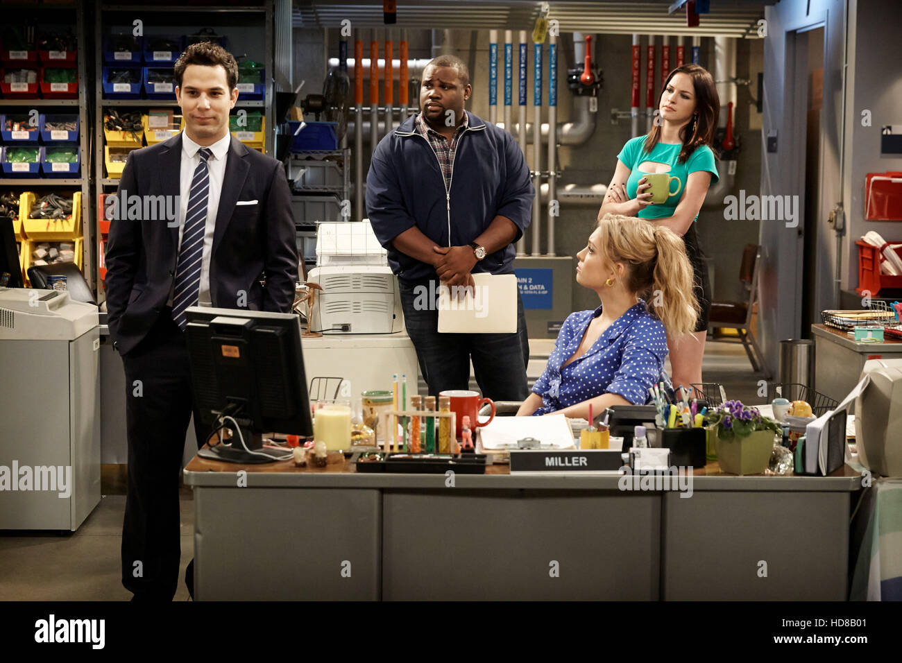 GROUND FLOOR, (from left): Skylar Astin, James Earl, Briga Heelan ...