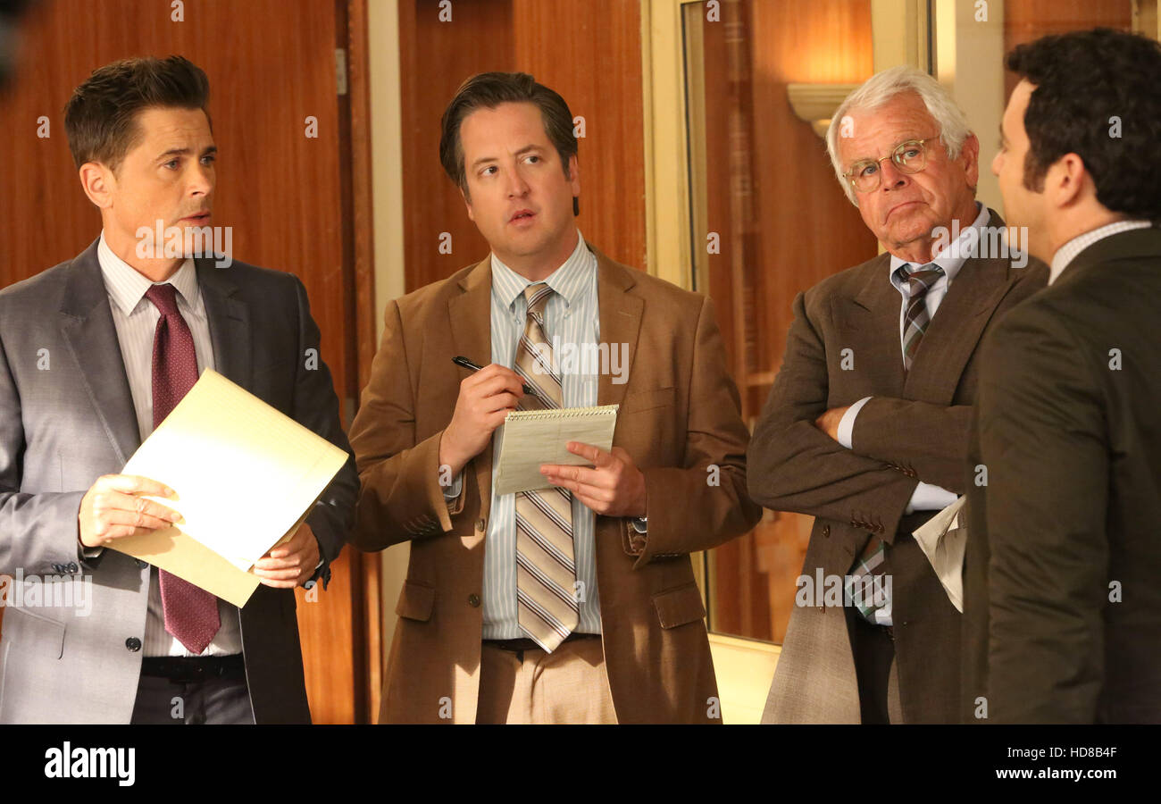 GRINDER, l-r: Rob Lowe, Steve Little, William Devane, Fred Savage in ...