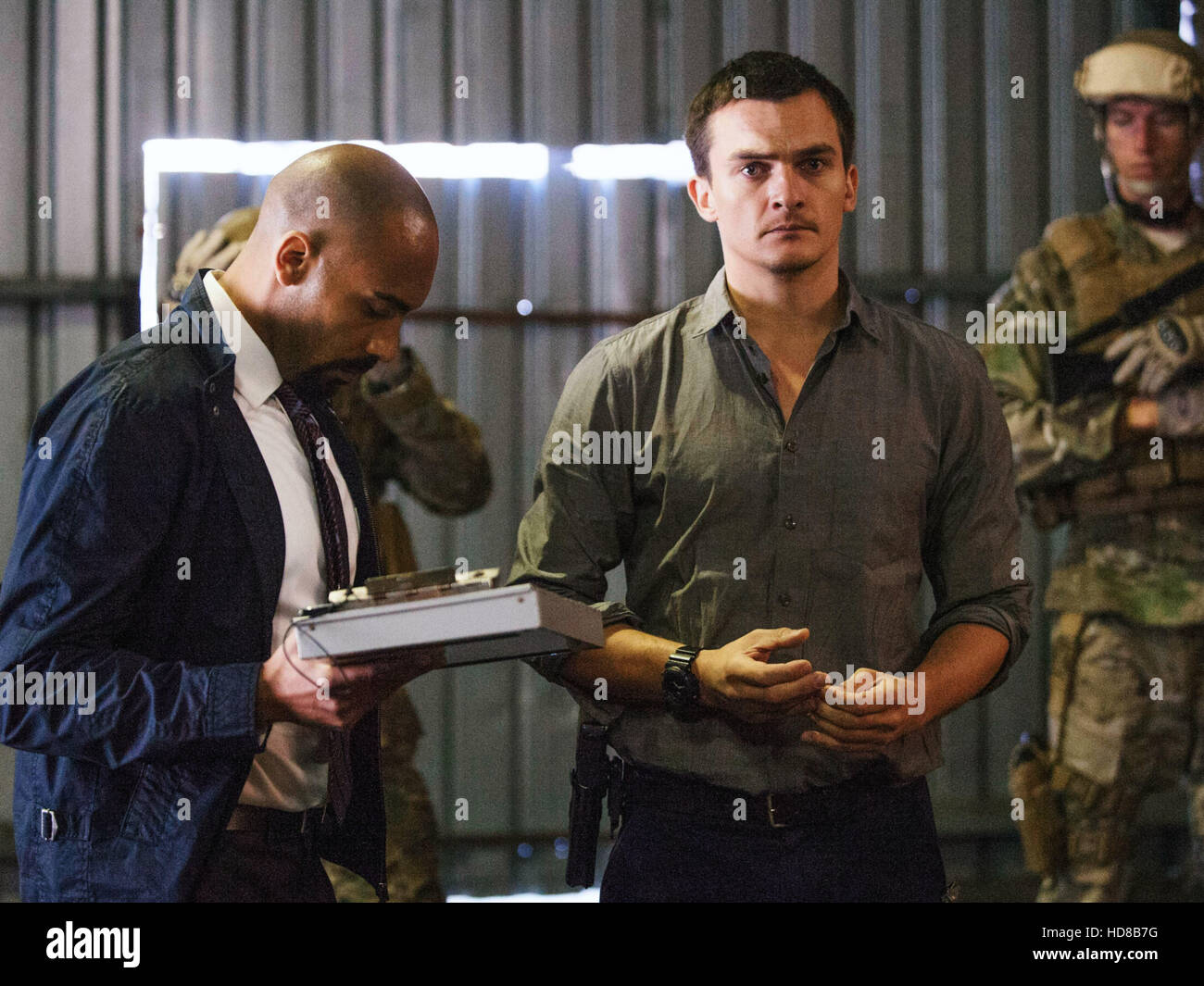 HOMELAND, (from left): Alex Lanipekun, Rupert Friend, 'There's ...