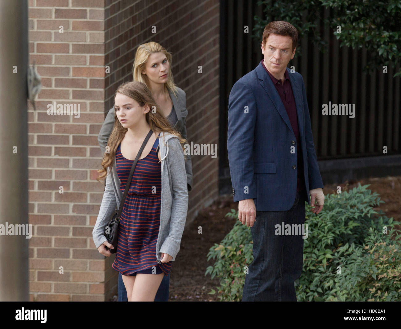 HOMELAND, (from left): Morgan Saylor, Claire Danes, Damian Lewis, 'The ...