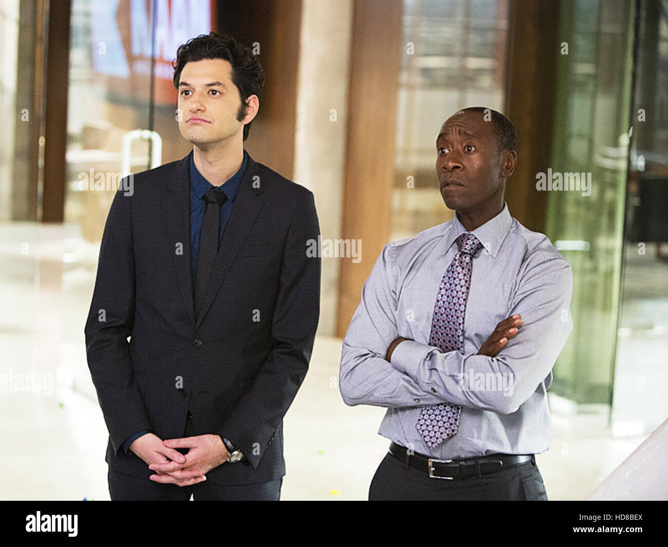 HOUSE OF LIES, l-r: Ben Schwartz, Don Cheadle in 'The Next Olive Branch ...