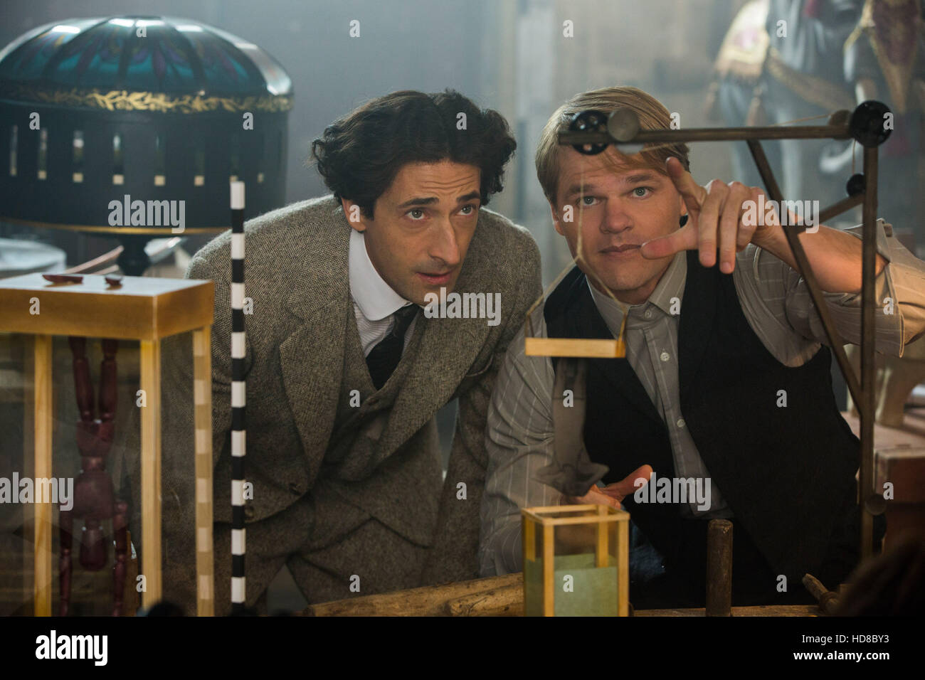 HOUDINI, (from left): Adrien Brody (as Harry Houdini), Evan Jone, 2014 ...